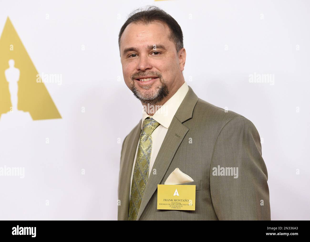 Frank Montano arrives at the 87th Academy Awards nominees luncheon at ...