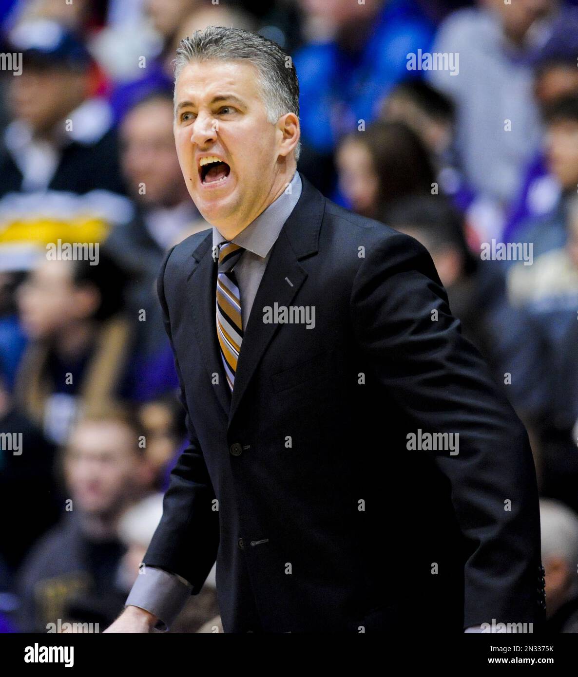 Purdue head coach Matt Painter, during the first half of an NCAA ...