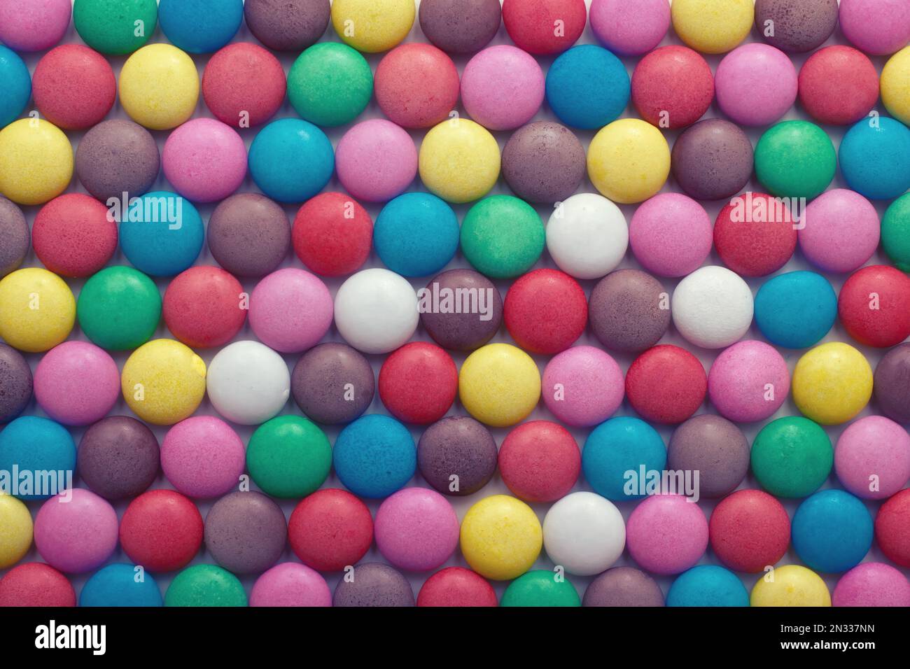 Colorful Candy Background Collected With Round Elements Stock Photo - Alamy