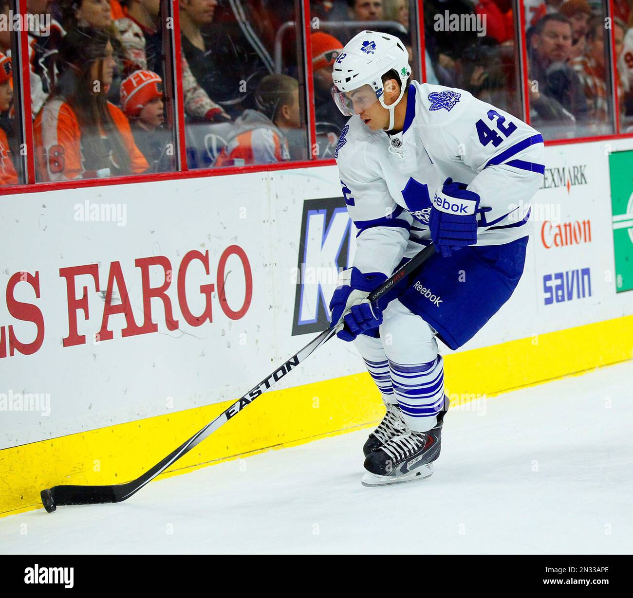 Toronto Maple Leafs' Tyler Bozak during an NHL hockey game against the ...