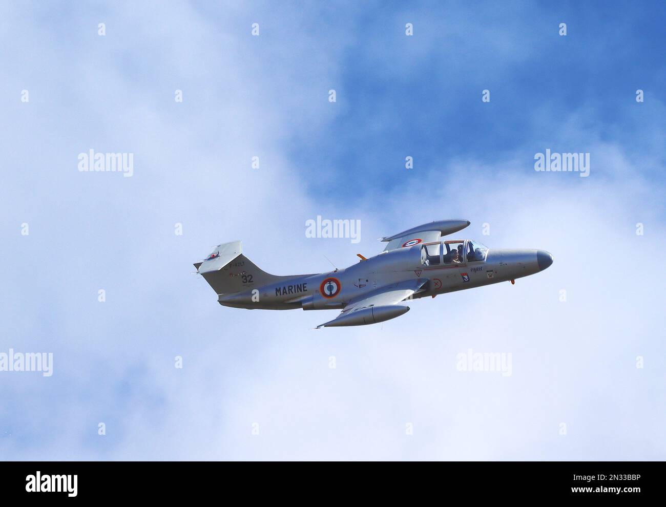 AIR LEGENDS Air show at Melun Villaroche - Canadair CT-133 Stock Photo ...