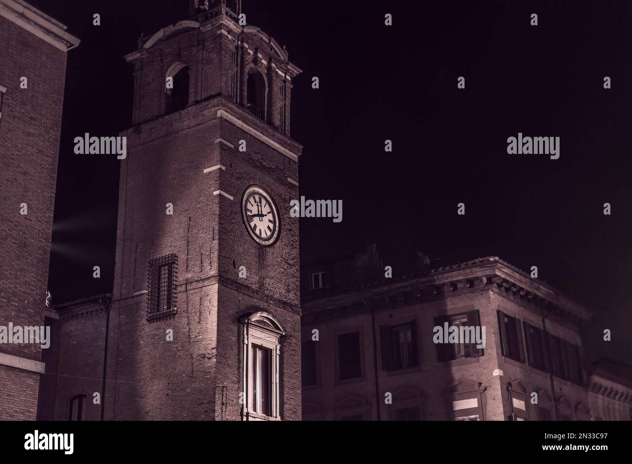 A photo showcasing the architectural details of buildings in Ferrara's ...