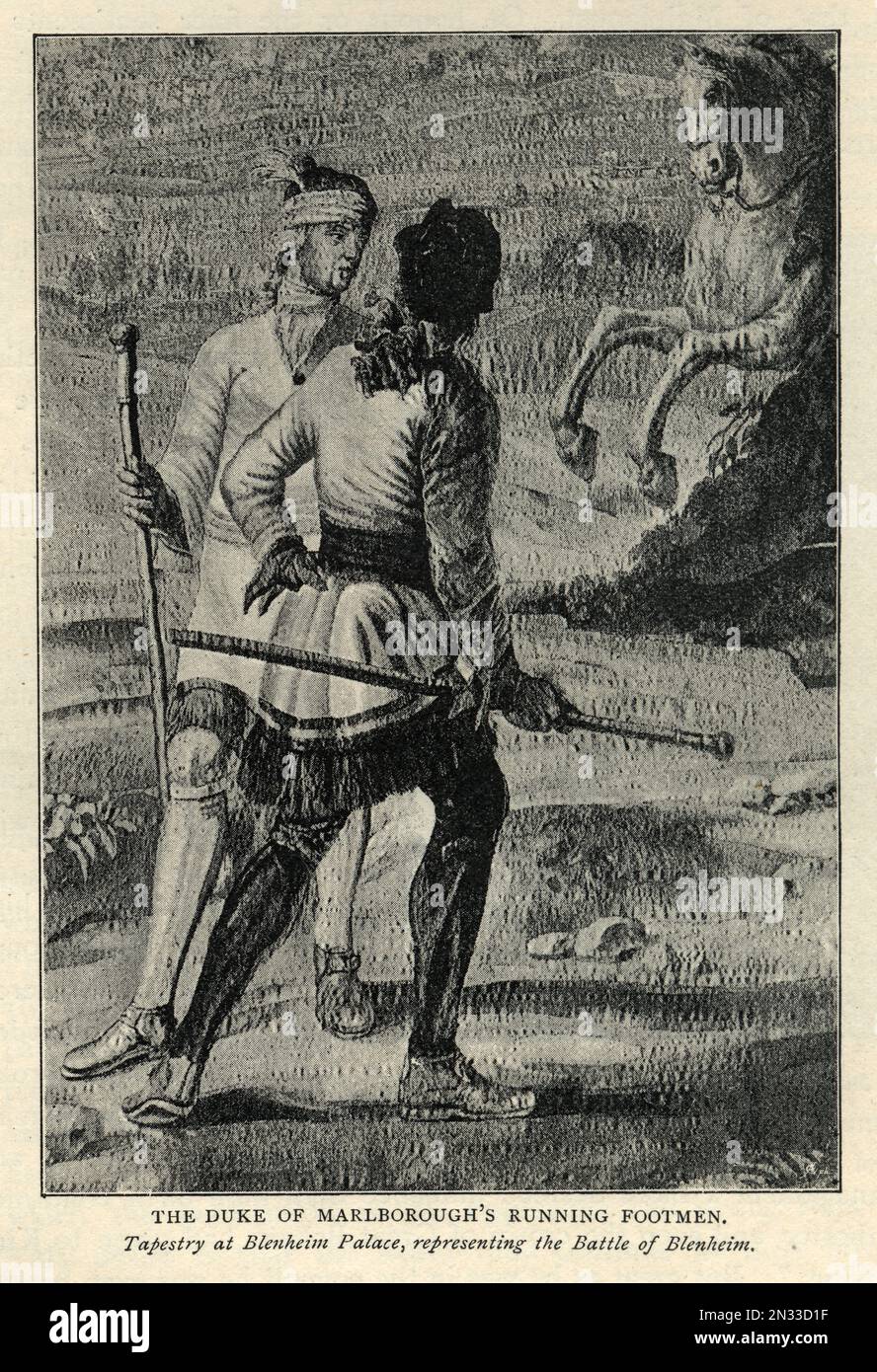 John Churchill, 1st Duke of Marlborough's running footmen at the Battle ...