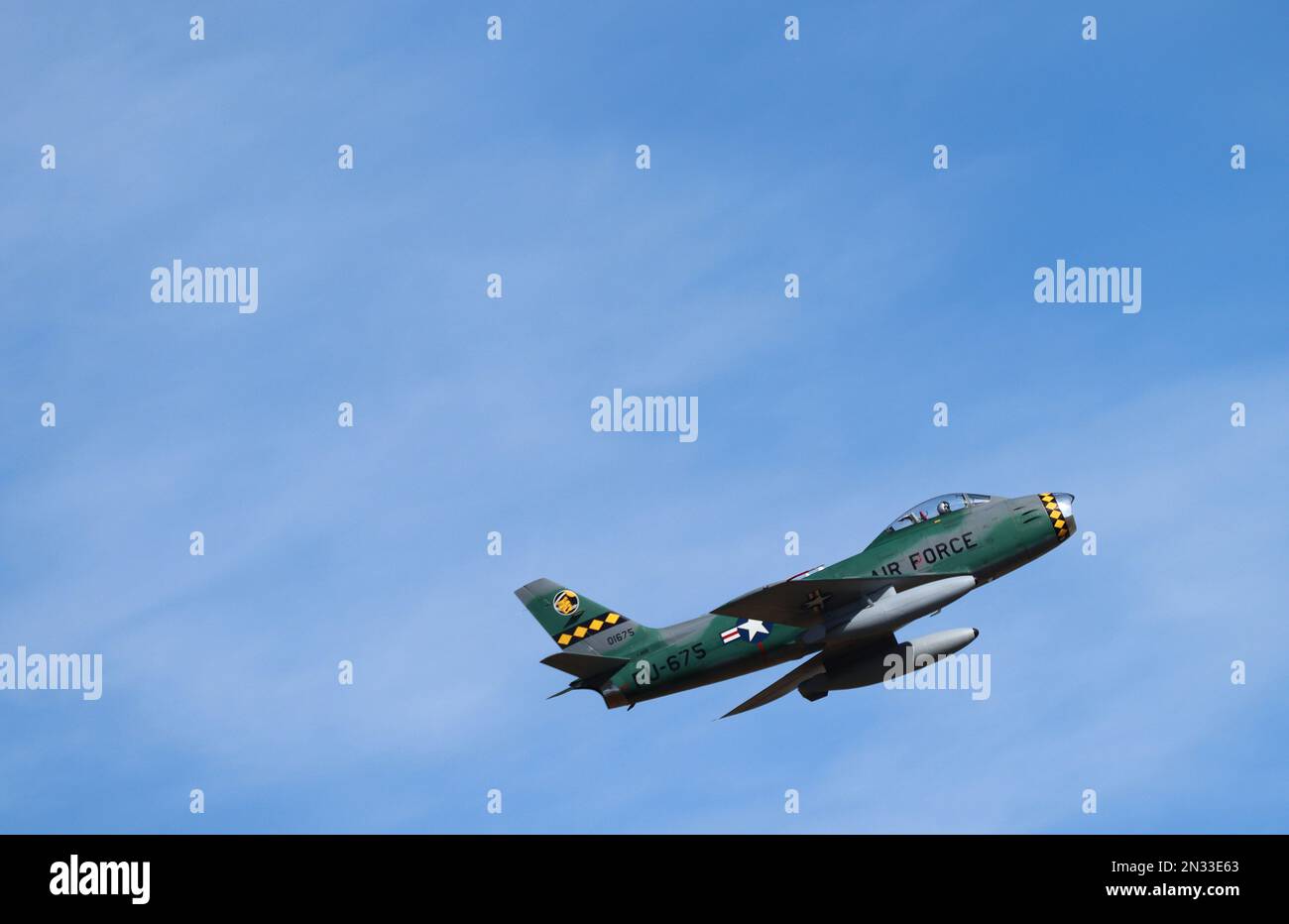AIR LEGENDS Air show at Melun Villaroche - F-86 (CANADAIR CL 13B) SABRE ...