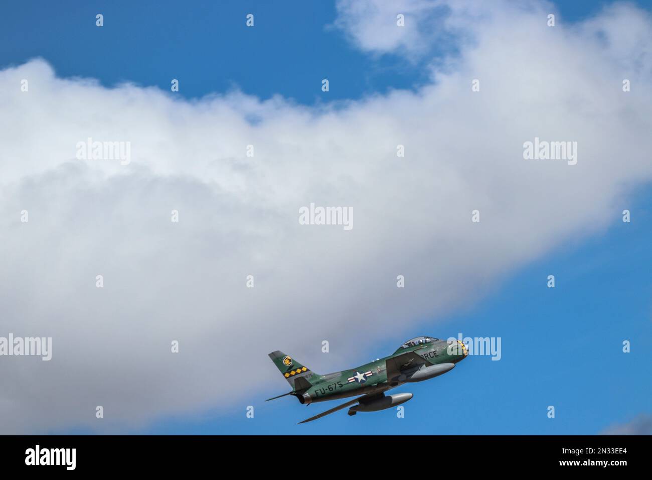 AIR LEGENDS Air show at Melun Villaroche - F-86 (CANADAIR CL 13B) SABRE ...