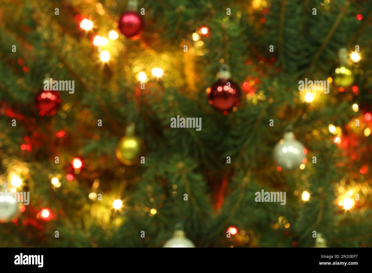 Beautiful christmas lights and baubles hi-res stock photography and ...