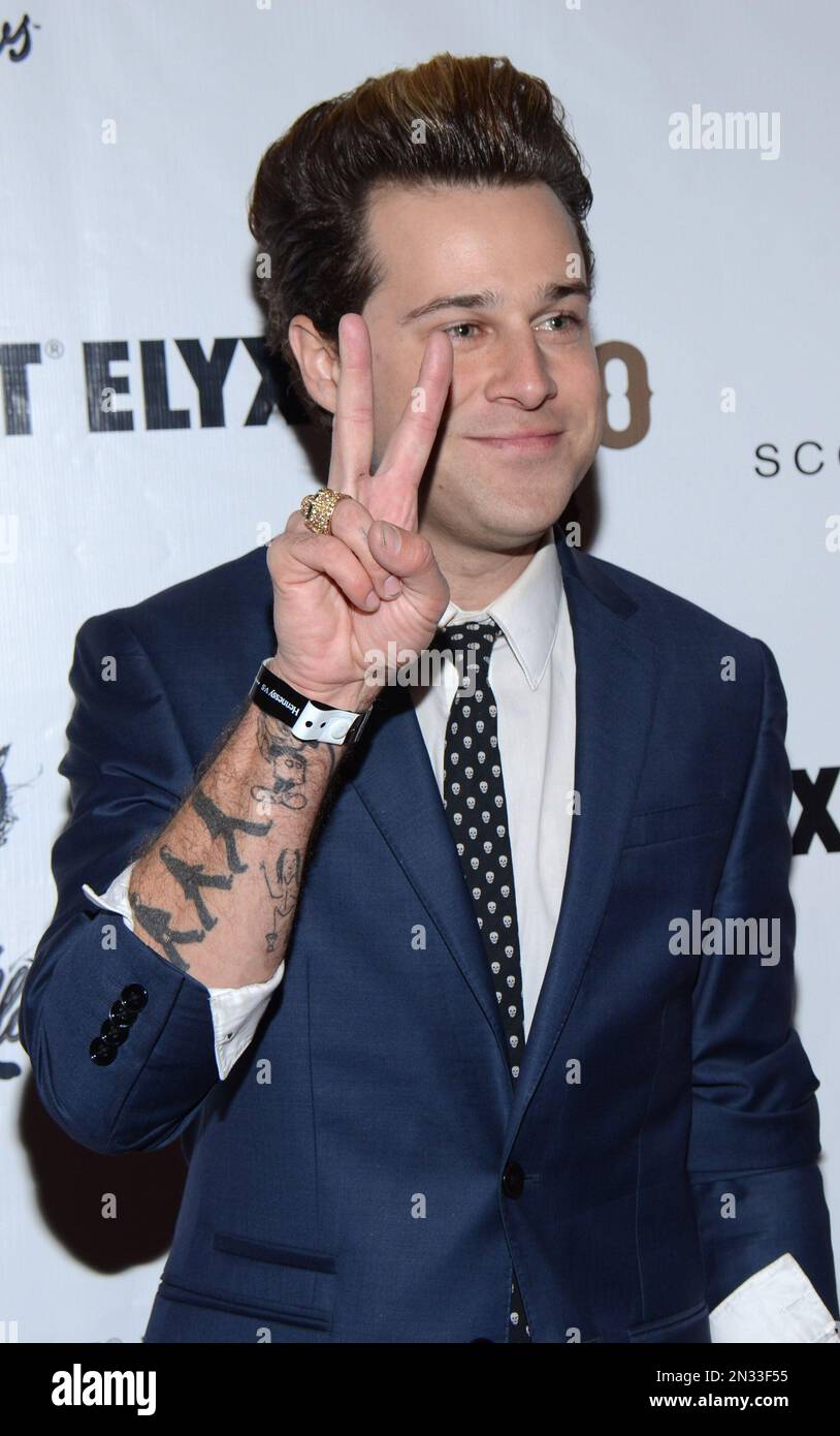 Ryan Cabrera arrives at the Pop Up Boosty Bellows at W Scottsdale ...