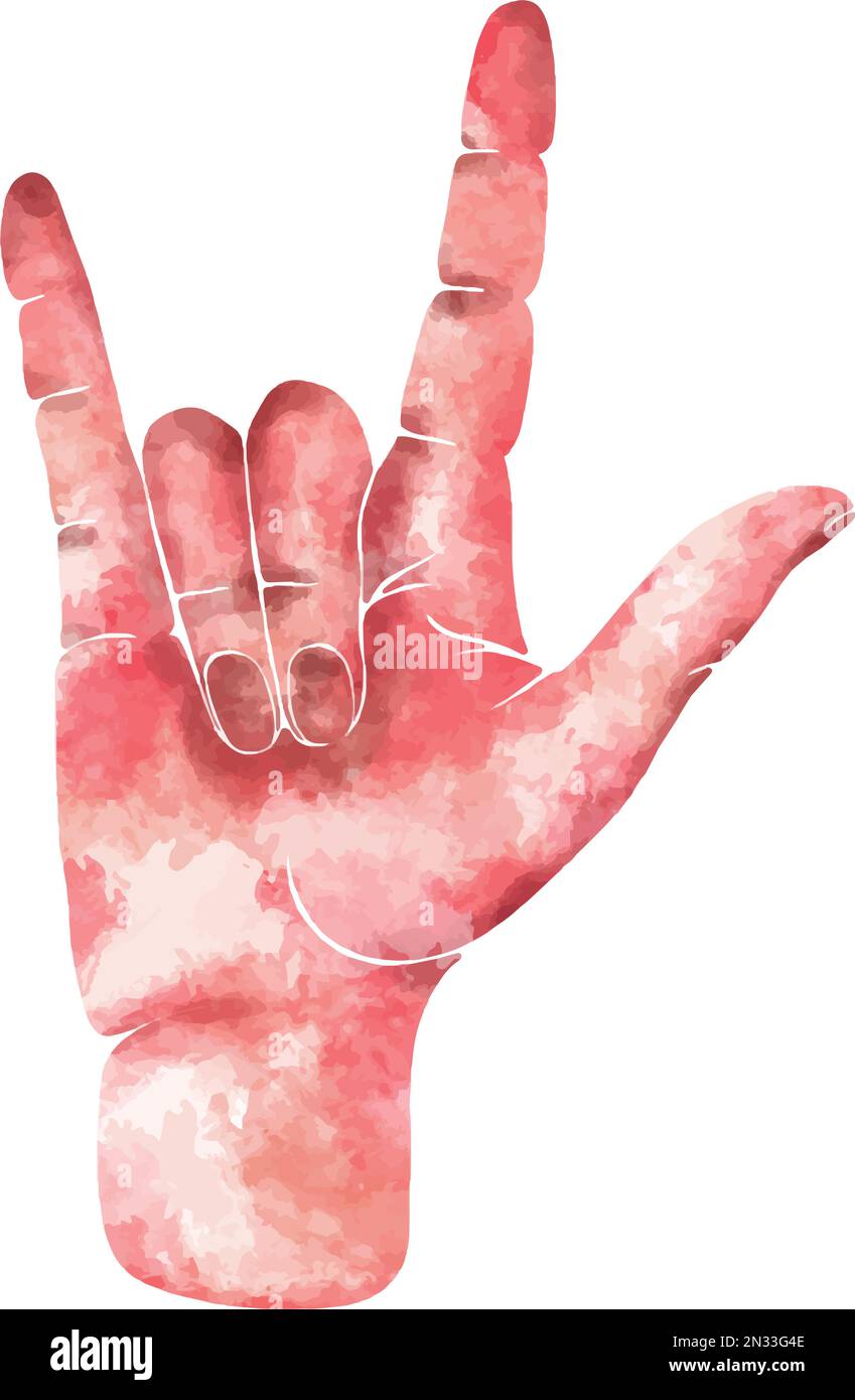 I Love You Sign Language Symbol Tattoo