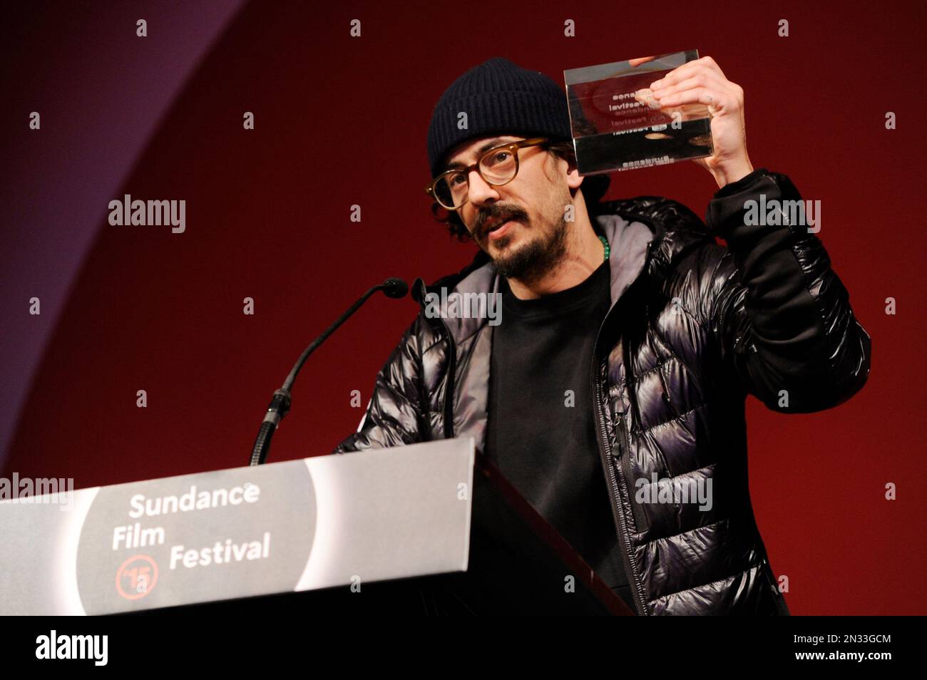 Josh Mond, writer/director of "James White," accepts the NEXT Audience ...