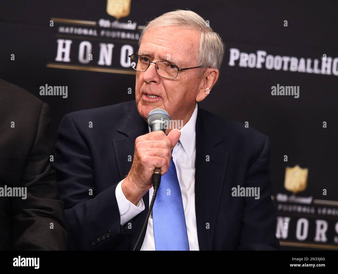 Pro football hall of fame class of 2015 inductee Ron Wolf speaks in the ...