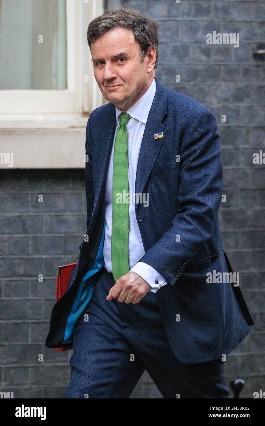 London, UK. 07th Feb, 2023. Greg Hands, the new Chairman of the ...