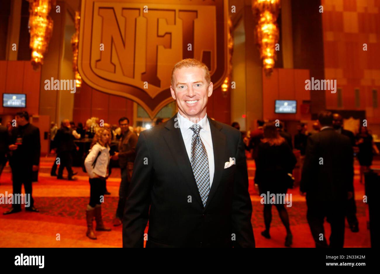 Jason Garrett, coach of the Dallas Cowboys, attends the 4th annual NFL ...
