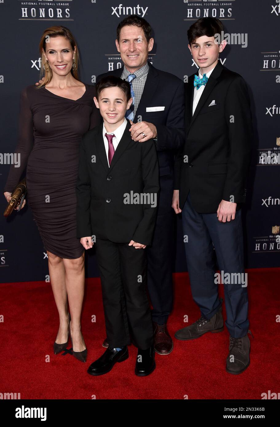 Former NFL player Steve Young, and Jackson Young, Barbara Graham Young ...