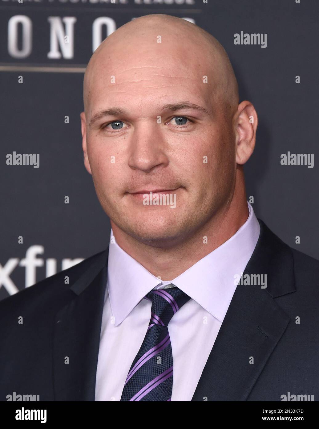 Former NFL player Brian Urlacher arrives at the 4th annual NFL Honors ...