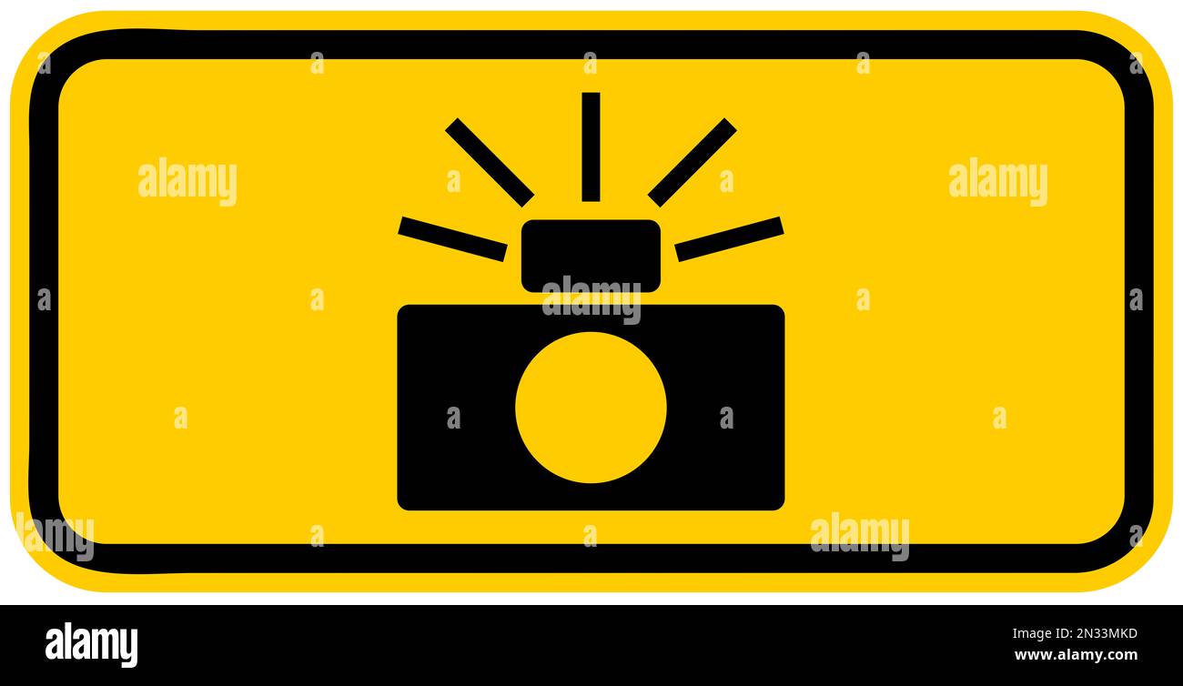 photo enforced warning sign Stock Photo - Alamy