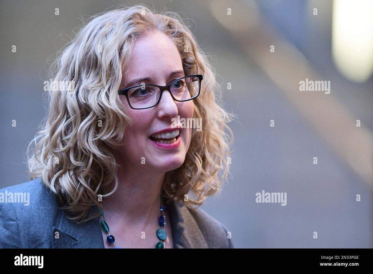 Edinburgh Scotland, UK 07 February 2023 Lorna Slater, Scottish Green ...