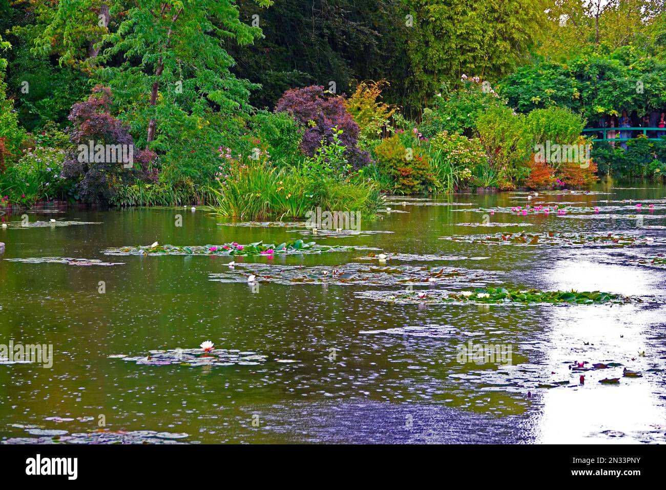 Claude Monet garden and home site Giverny Normandy France Stock Photo ...