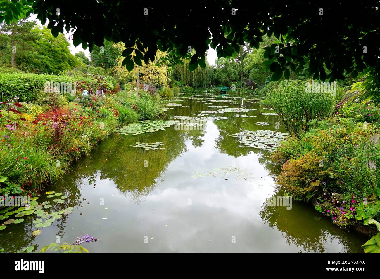 Claude Monet garden and home site Giverny Normandy France Stock Photo ...