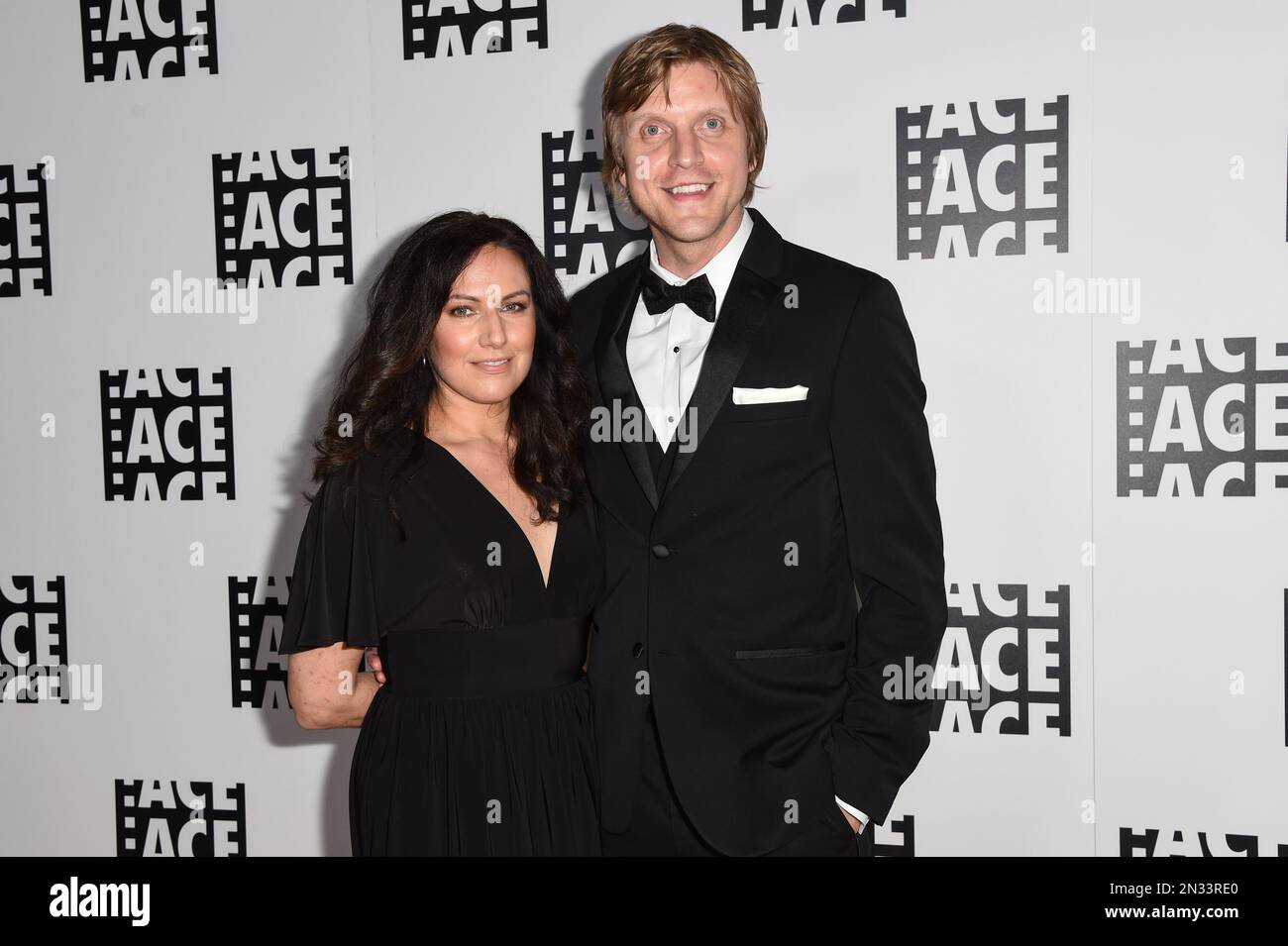 Danielle Ring, left, and Byron Smith attend the 65th Annual ACE Eddie ...