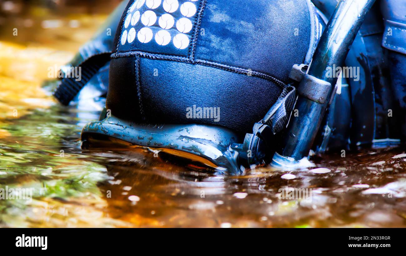 Diver in shallow water hi-res stock photography and images - Alamy