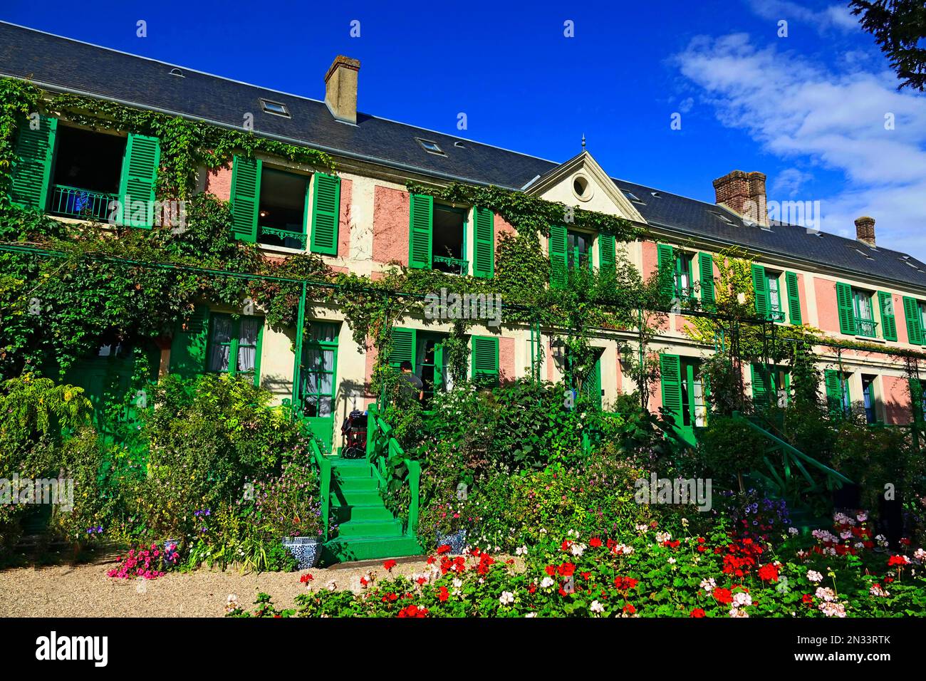 Claude Monet garden and home site Giverny Normandy France Stock Photo ...