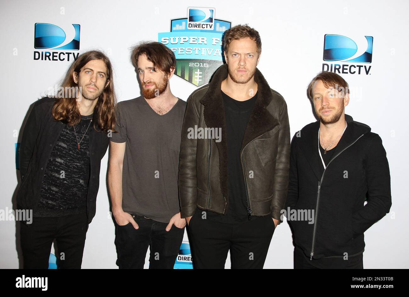 From left to right Daniel Wayne Sermon, Daniel Platzman, Dan Reynolds ...