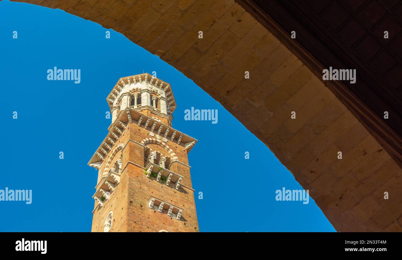 Lamberti Tower is Verona tallest building, one of the landmarks of ...