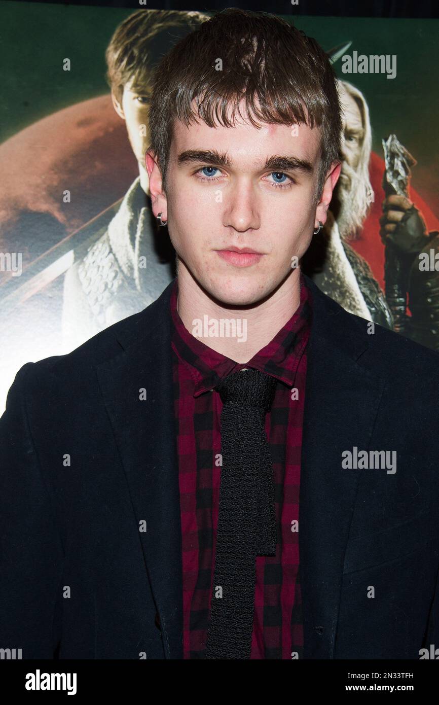 Gabriel Day-Lewis attends a "Seventh Son" screening on Friday, Jan. 30 ...