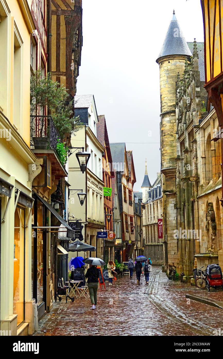 Rouen is a city on the River Seine in northern France. It is the ...
