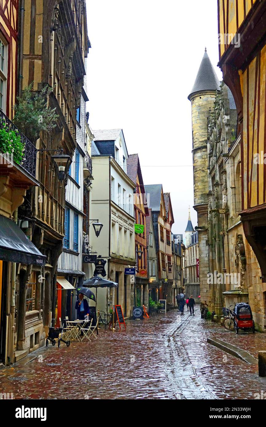 Rouen is a city on the River Seine in northern France. It is the ...