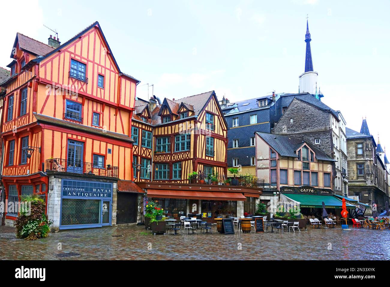 Rouen is a city on the River Seine in northern France. It is the ...