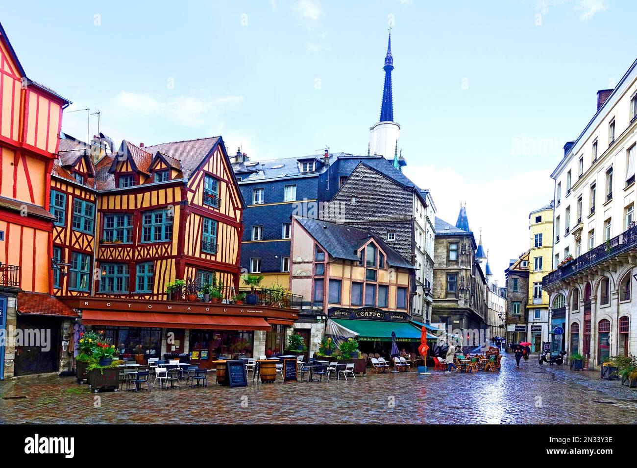 Rouen is a city on the River Seine in northern France. It is the ...