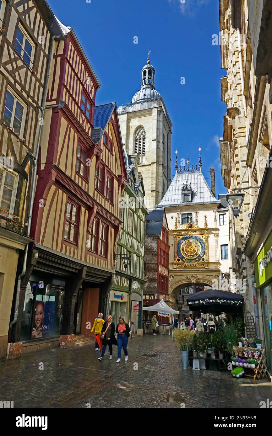 Rouen is a city on the River Seine in northern France. It is the ...