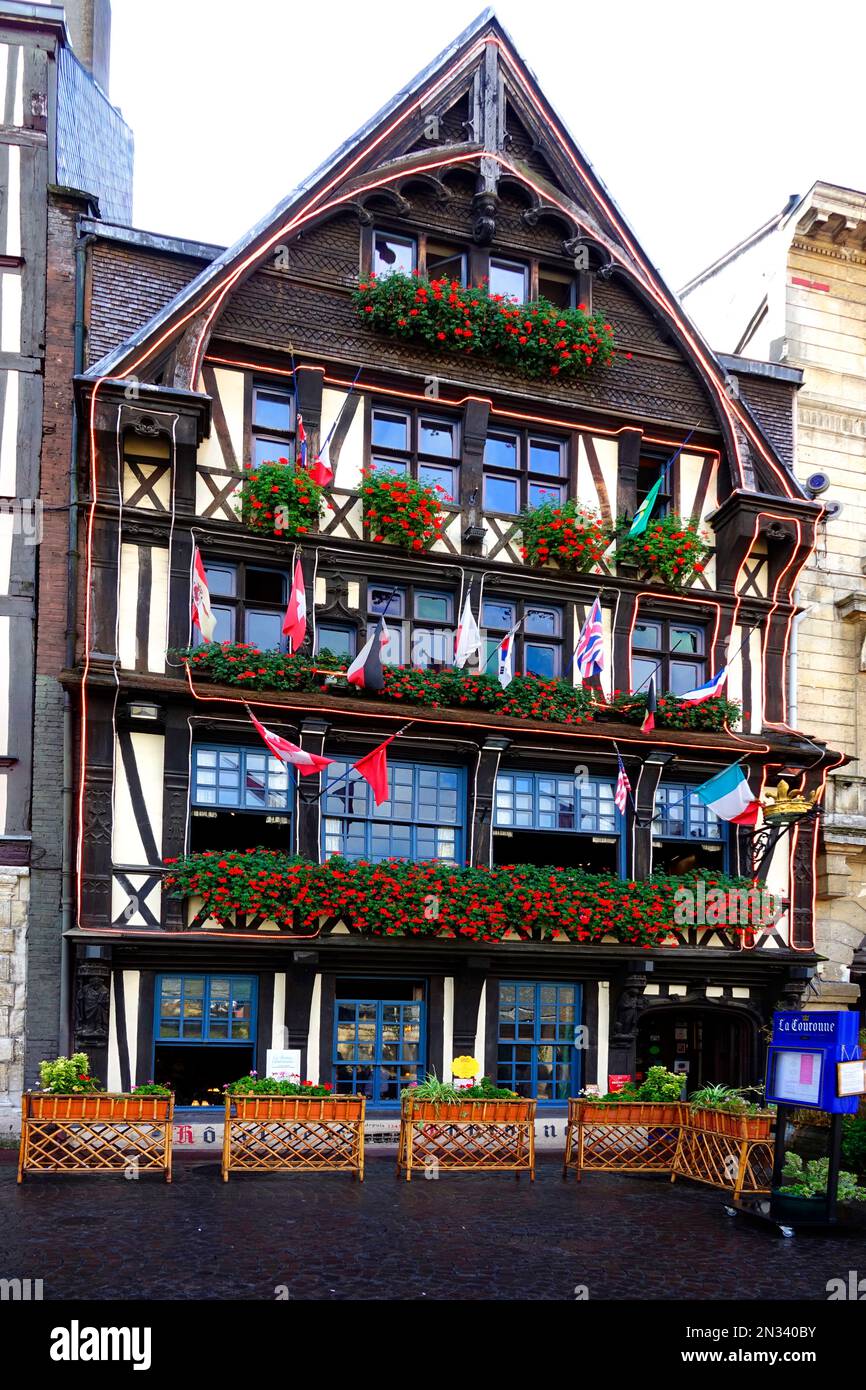 Rouen is a city on the River Seine in northern France. It is the ...