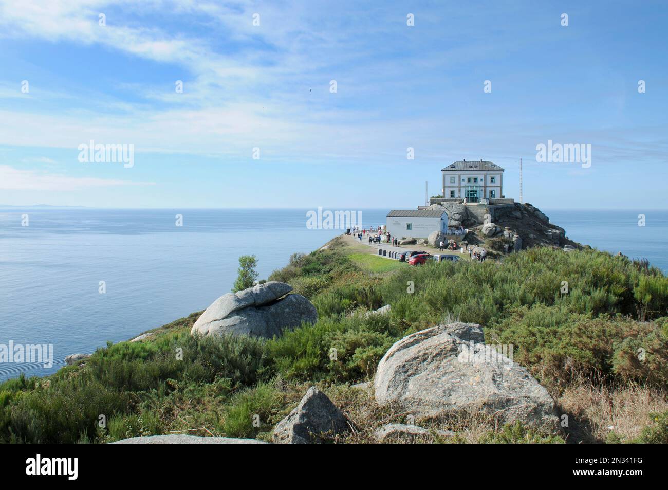 Lighthouse of Cape Finisterre. Finisterre.Coruña province.Spain. Camino ...