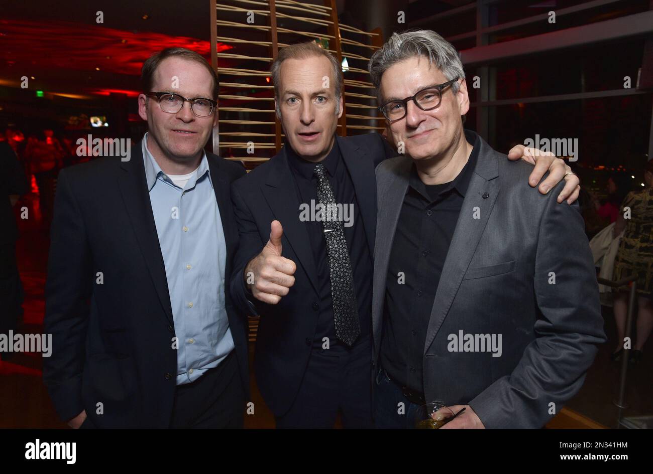 EXCLUSIVE - Bill Odenkirk, from left, Bob Odenkirk and Peter Gould ...