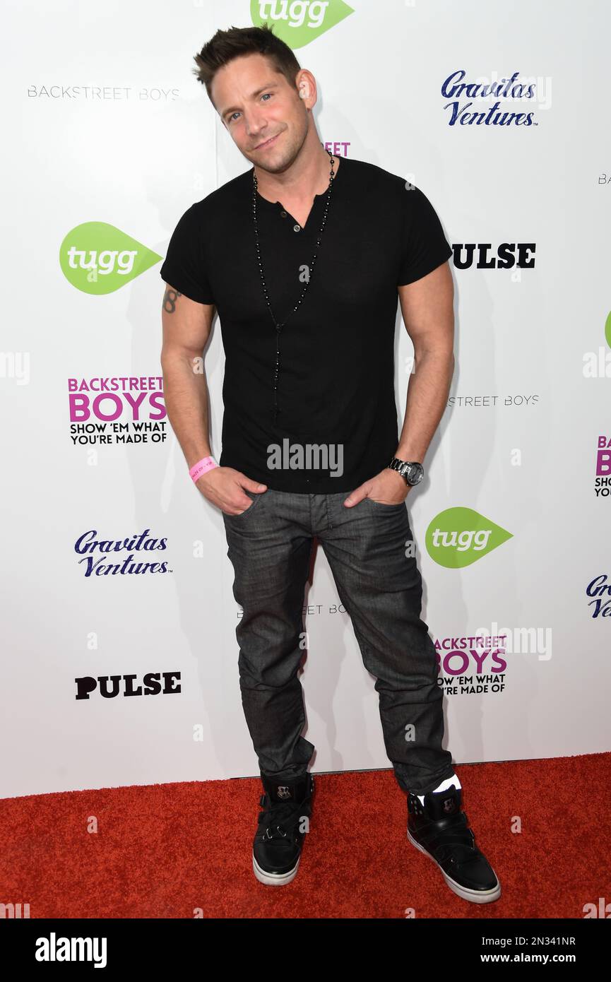Jeff Timmons arrives at the “Backstreet Boys: Show ‘Em What You’re Made ...