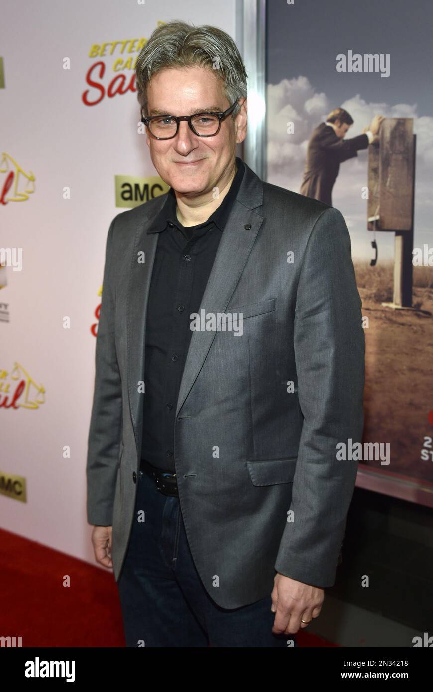 Peter Gould arrives at AMC's Los Angeles premiere of "Better Call Saul ...