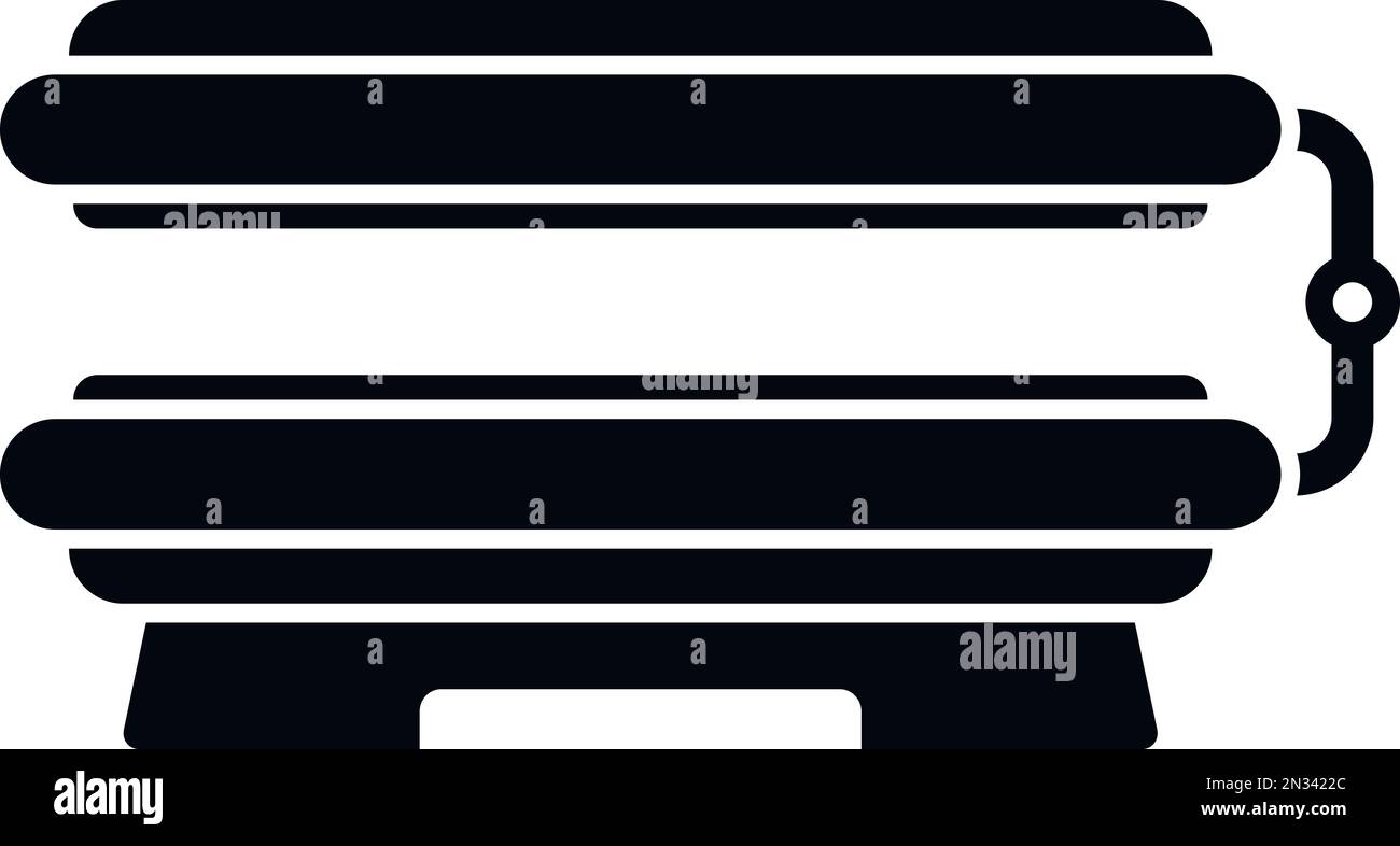 Solarium tan icon simple vector. Spa bed. Skin beauty Stock Vector ...