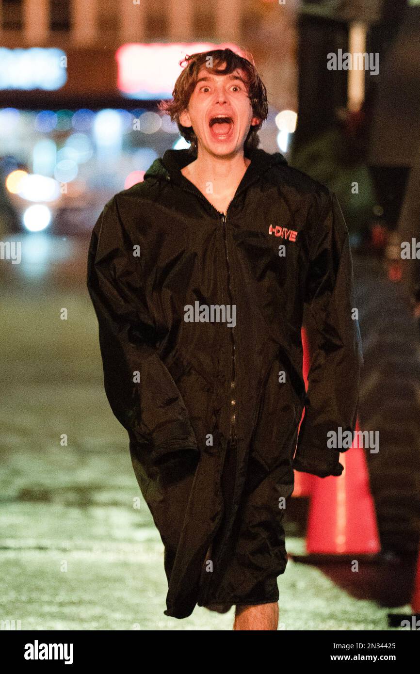 New York, NY, USA. 6th Feb, 2023. Austin Abrams on location for WOLFS ...