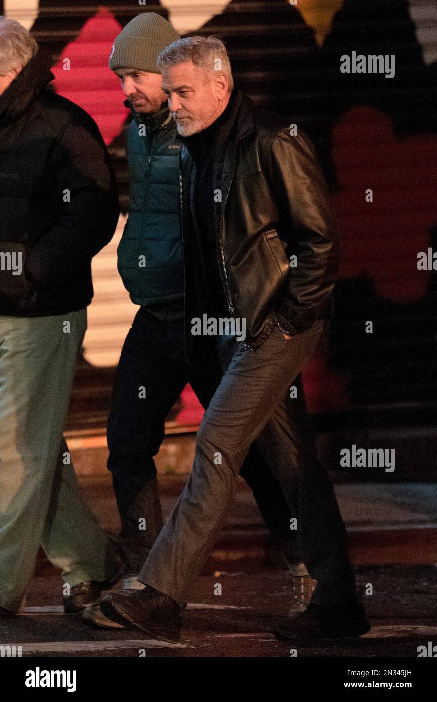 New York, NY, USA. 6th Feb, 2023. George Clooney on location for WOLFS ...