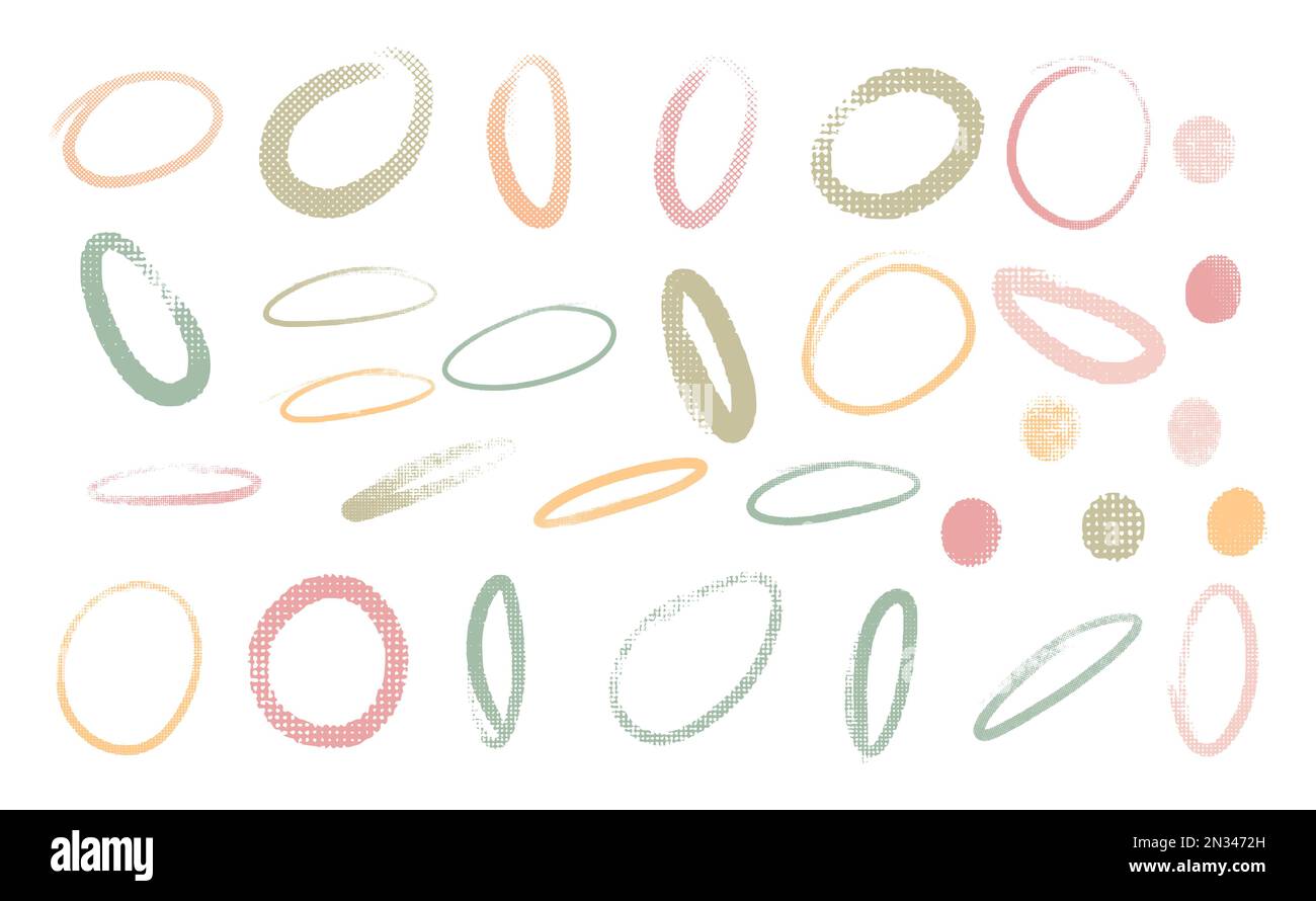 Decorative oval shapes hi-res stock photography and images - Alamy