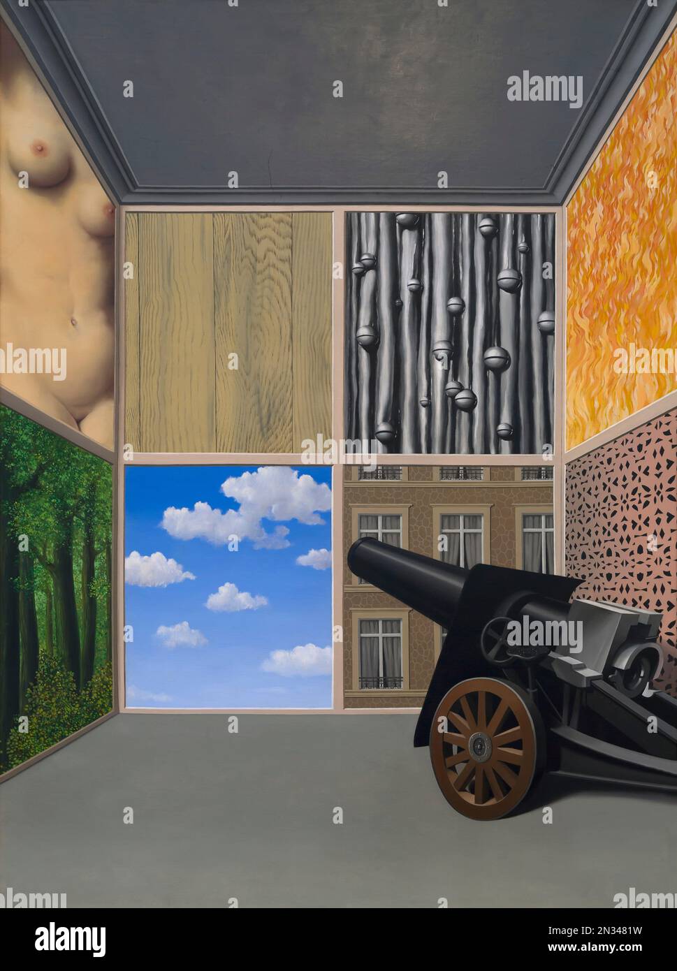 On the Threshold of Liberty, Rene Magritte, 1937, Art Institute of ...