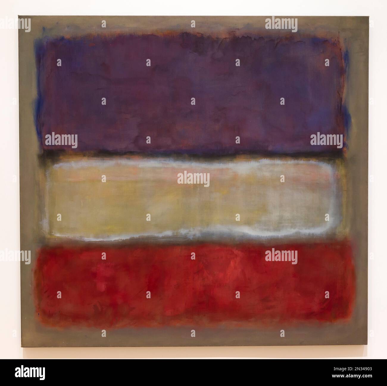 White mark rothko hi-res stock photography and images - Alamy