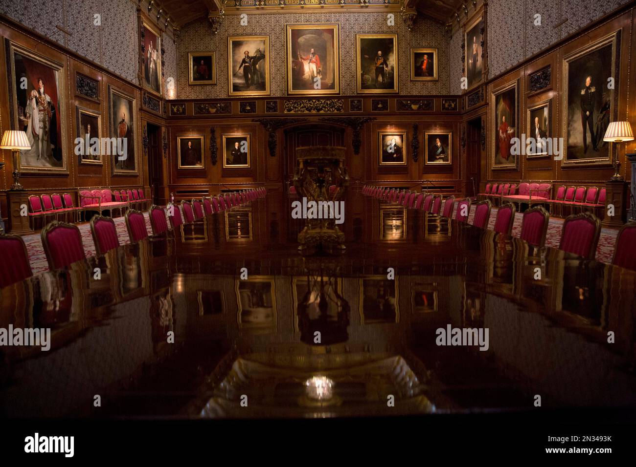 The Waterloo Chamber which features in the exhibition "Waterloo at ...