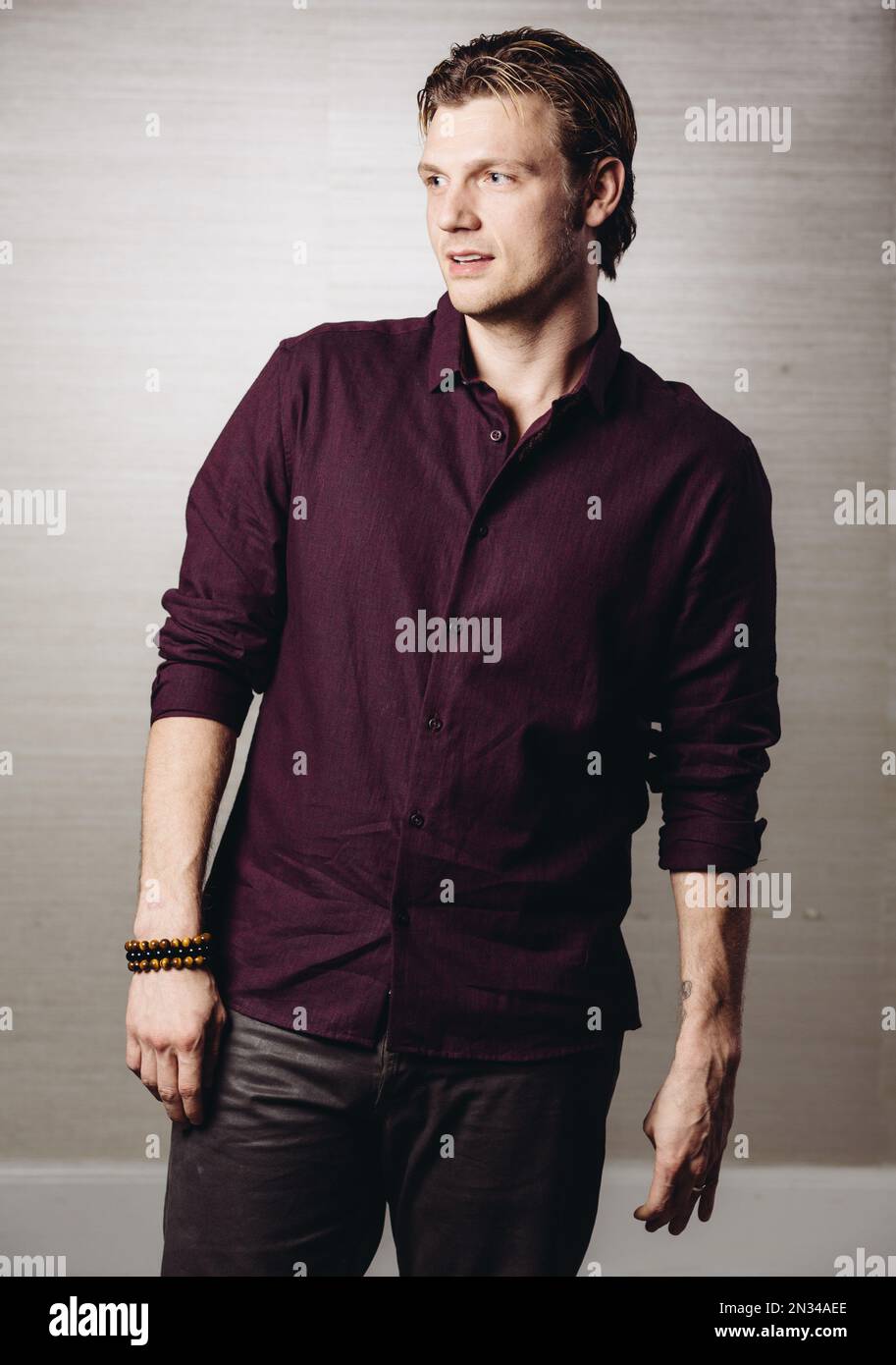 Nick Carter of Backstreet Boys poses for a portrait in promotion of the ...