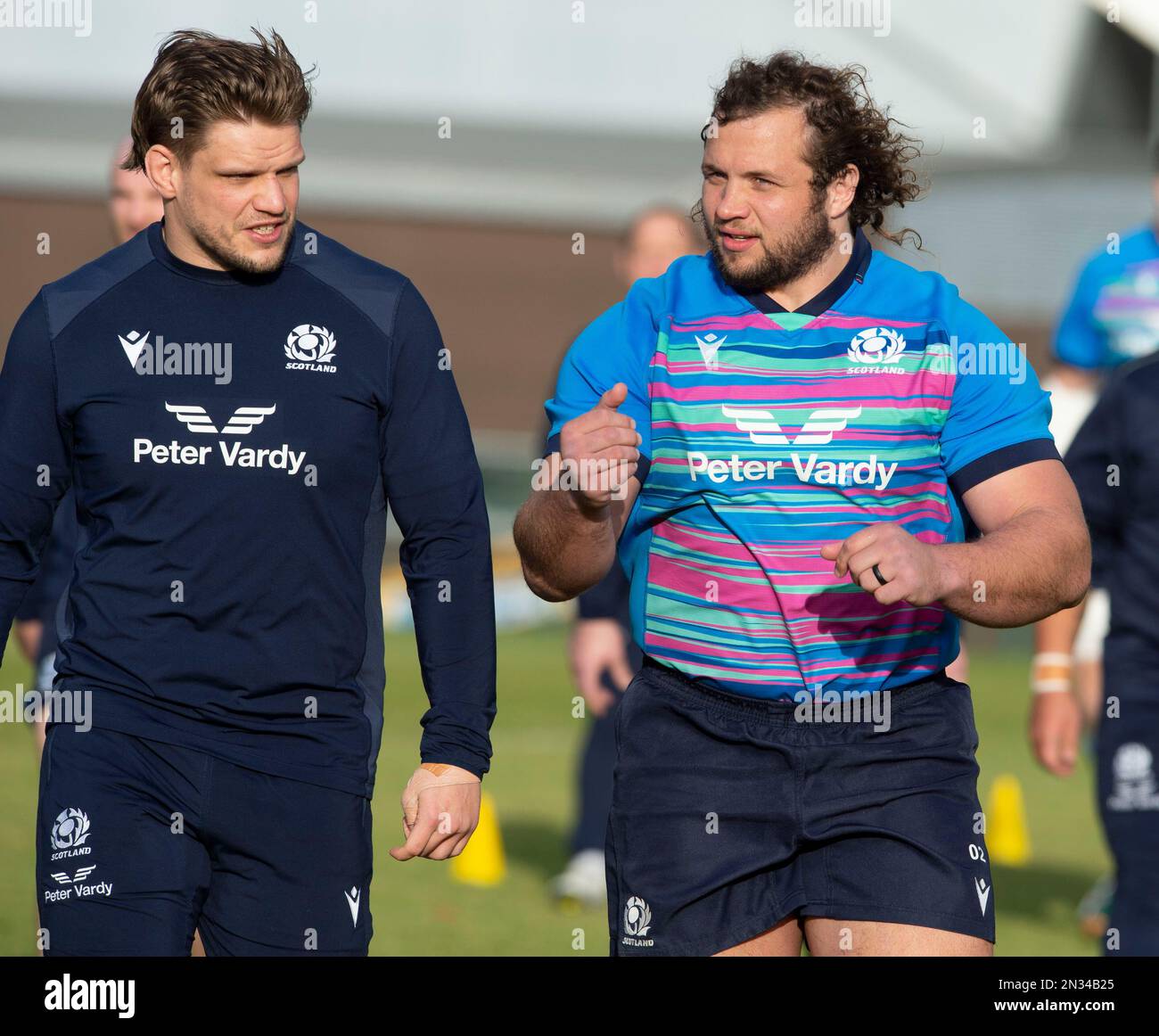7th February 2023: Guinness Six Nations 2023. ScotlandÕs George Turner ...