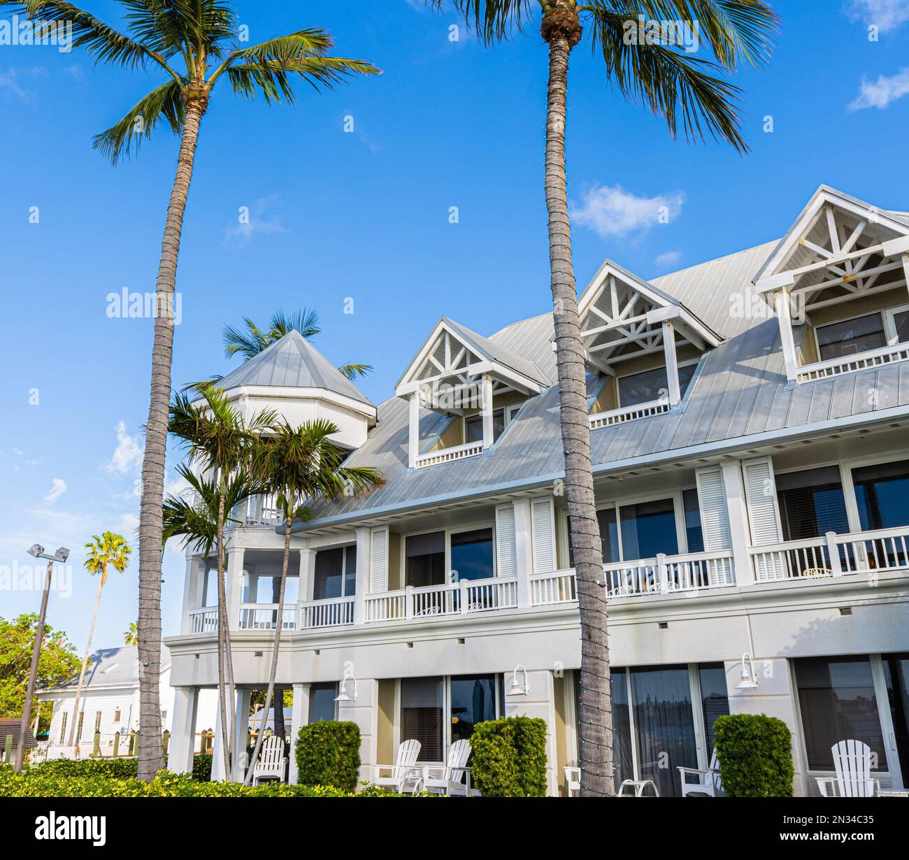 Hotel With Planation Style Architecture Near Mallory Square, , Key West ...