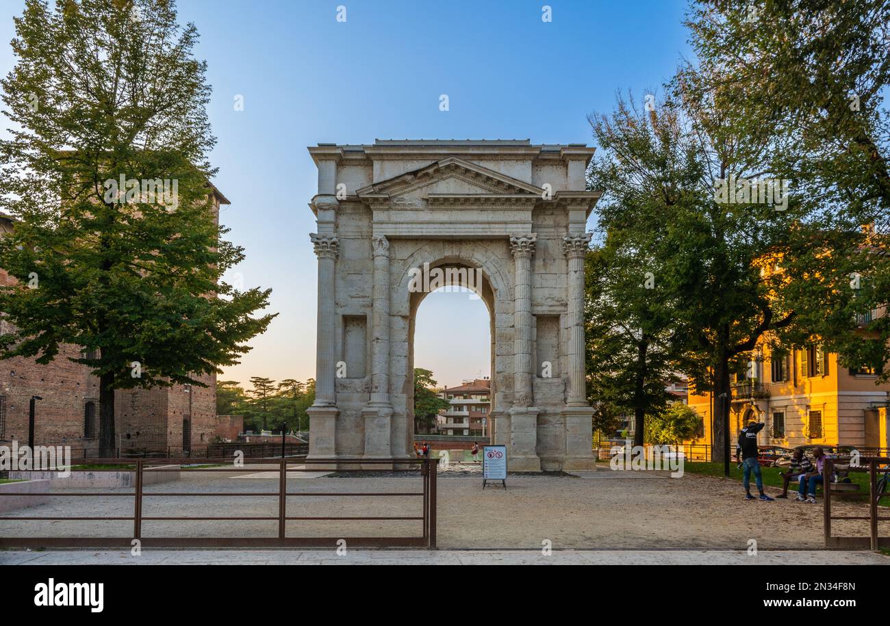 the Gavi Arch, a monument celebrating an important patrician family of ...