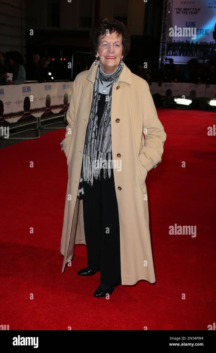 Philomena Lee poses for photographers at a central London cinema ...